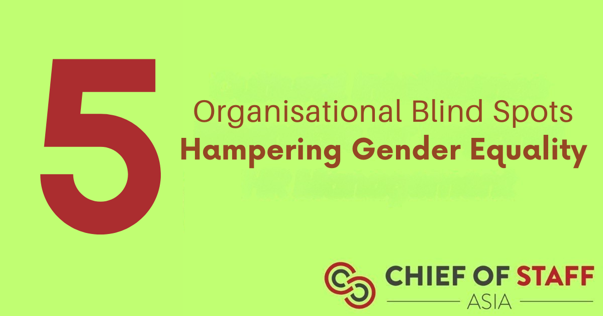 Five organisational blind spots hampering gender equality - Chief of ...